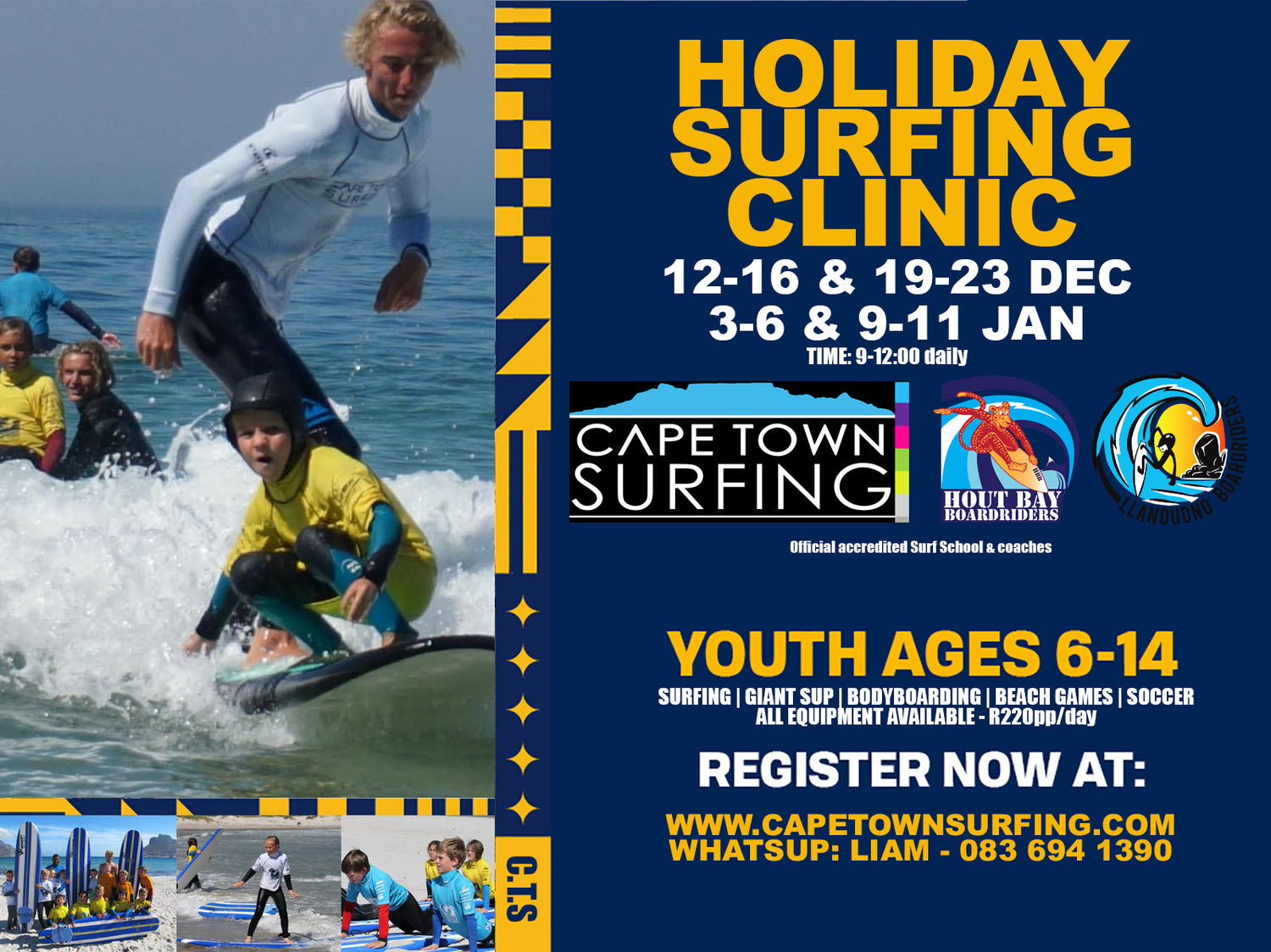 Hout Bay Holiday Surf Clinic – Cape Town Surfing